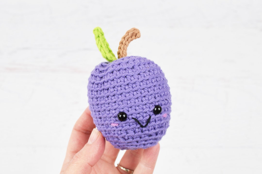 Amigurumi CROCHET PATTERN - Plum Fruit - Etsy