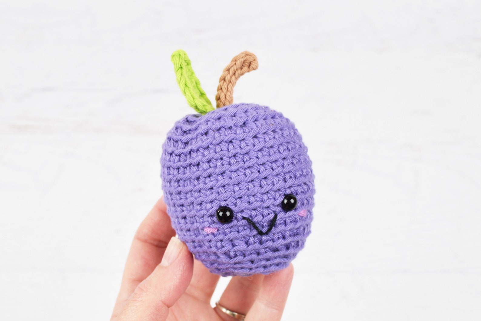 Amigurumi CROCHET PATTERN - Plum Fruit - Etsy