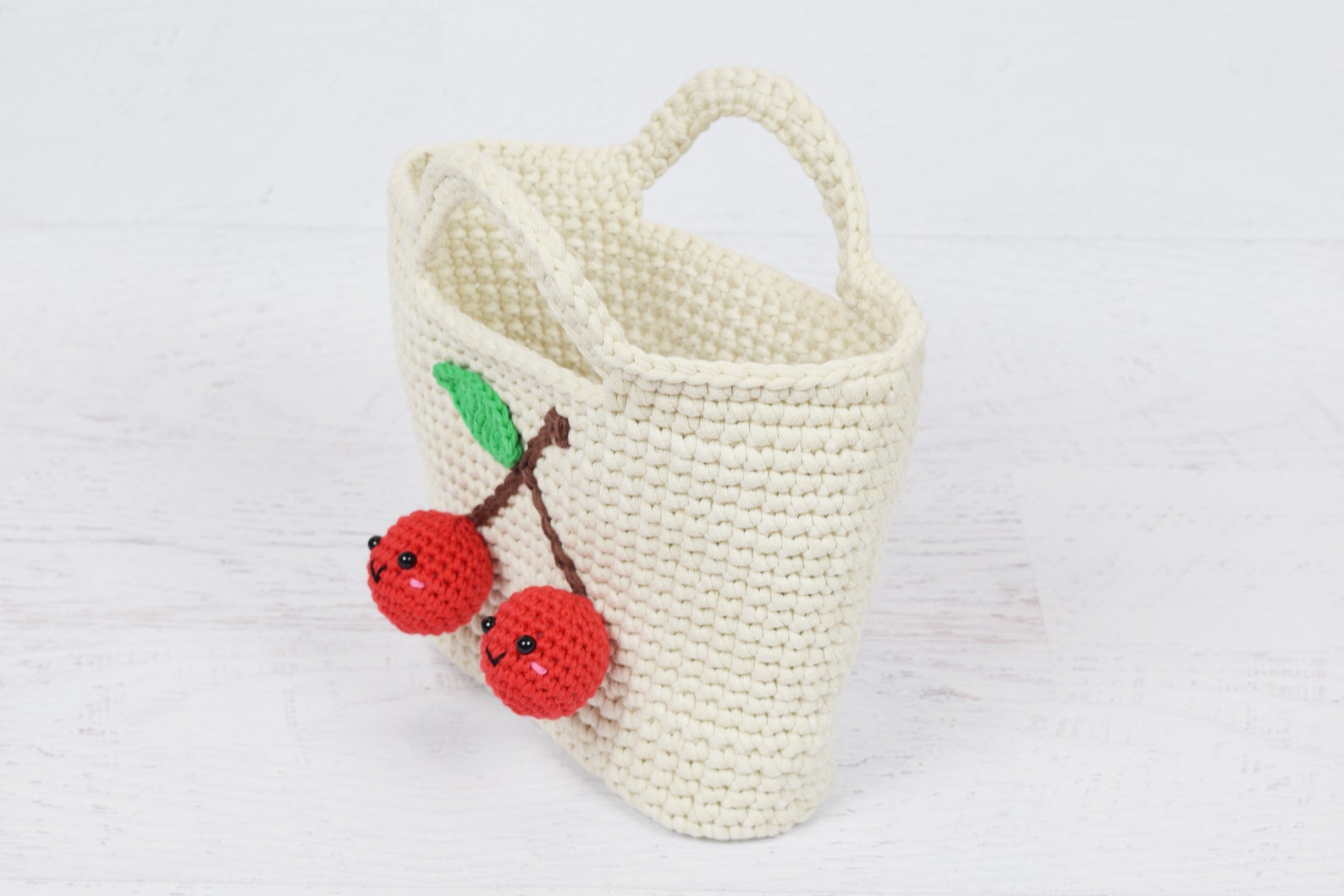 CROCHET PATTERN Cherry Handbag Instructions to Make a | Etsy