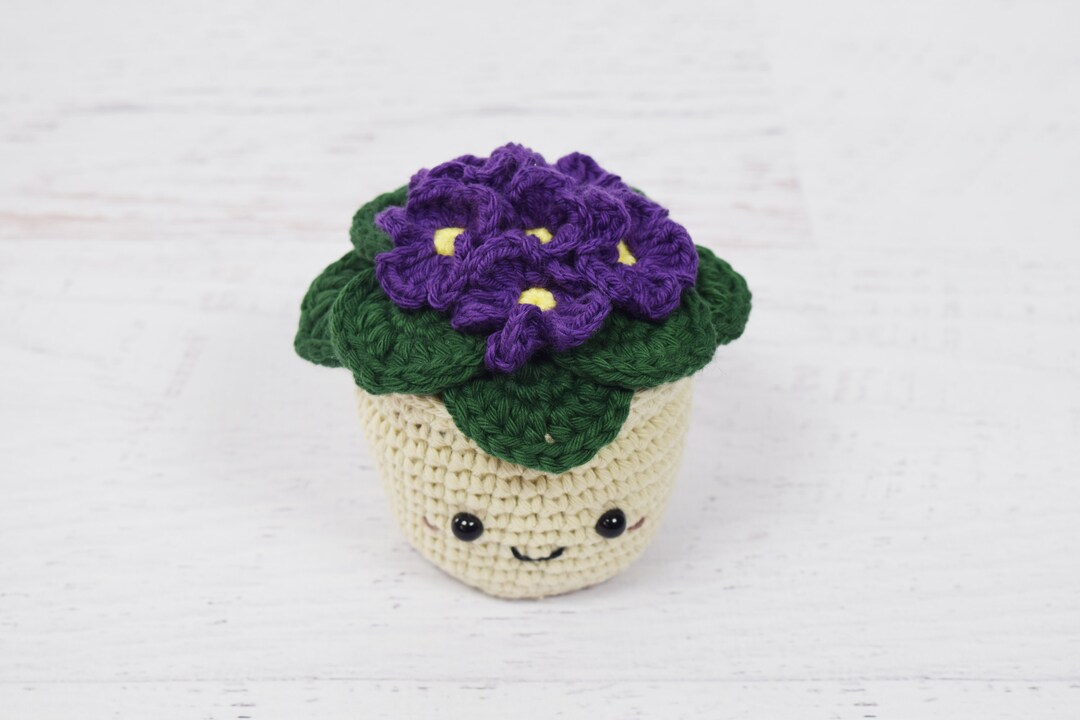 CROCHET PATTERN - African Violet - Etsy