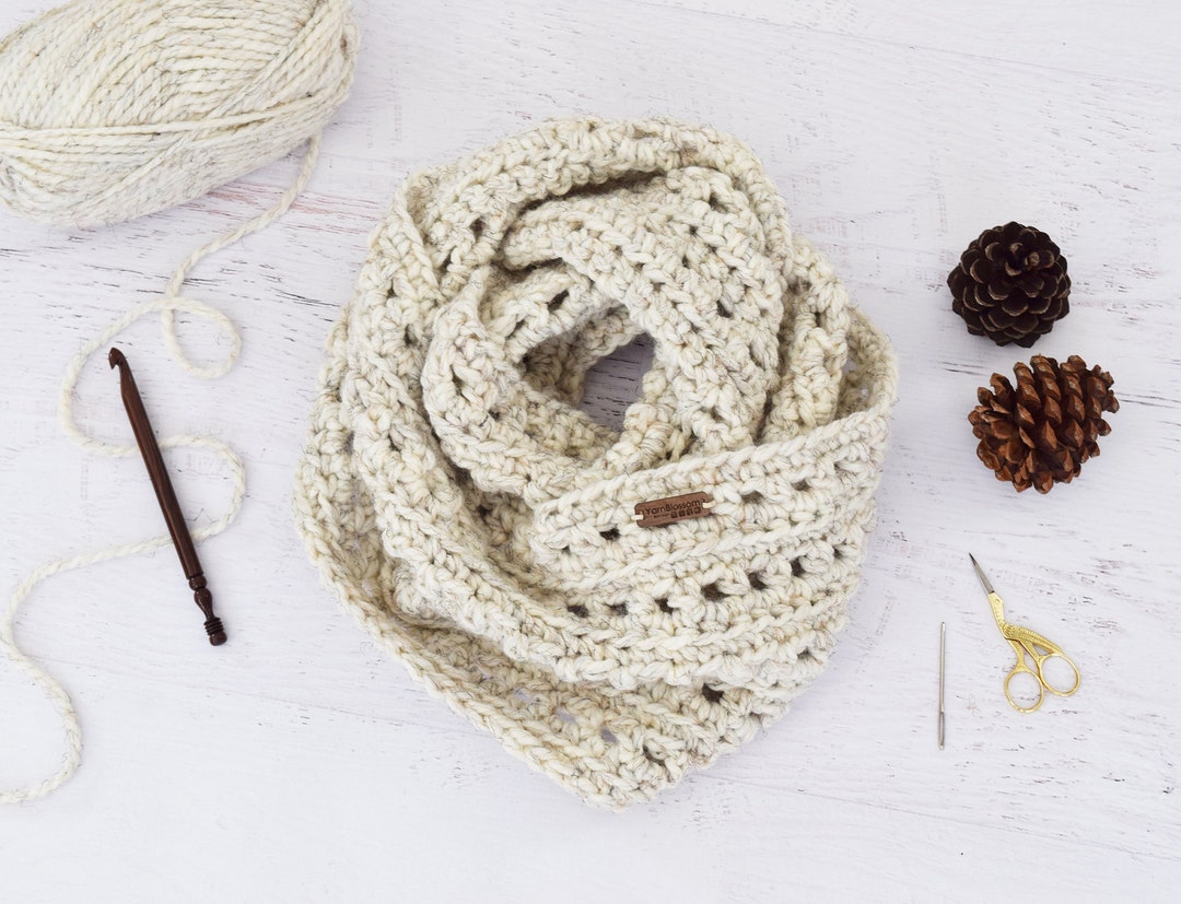 Infinity Scarf PATTERN - Autumn Infinity Scarf - Chunky Scarf ...