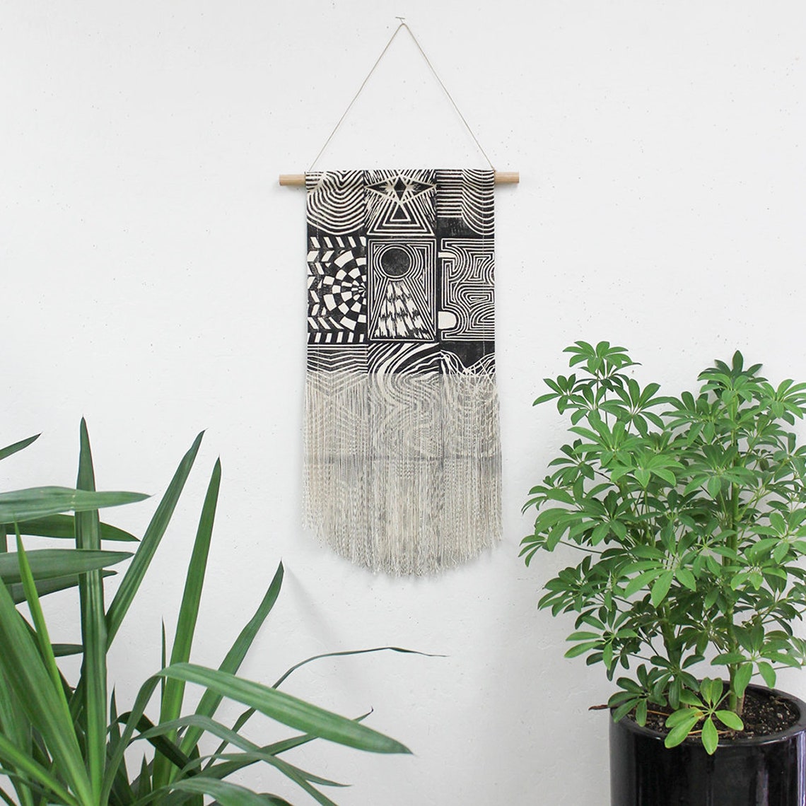 Patchwork Block Print Wall Hanging - Etsy