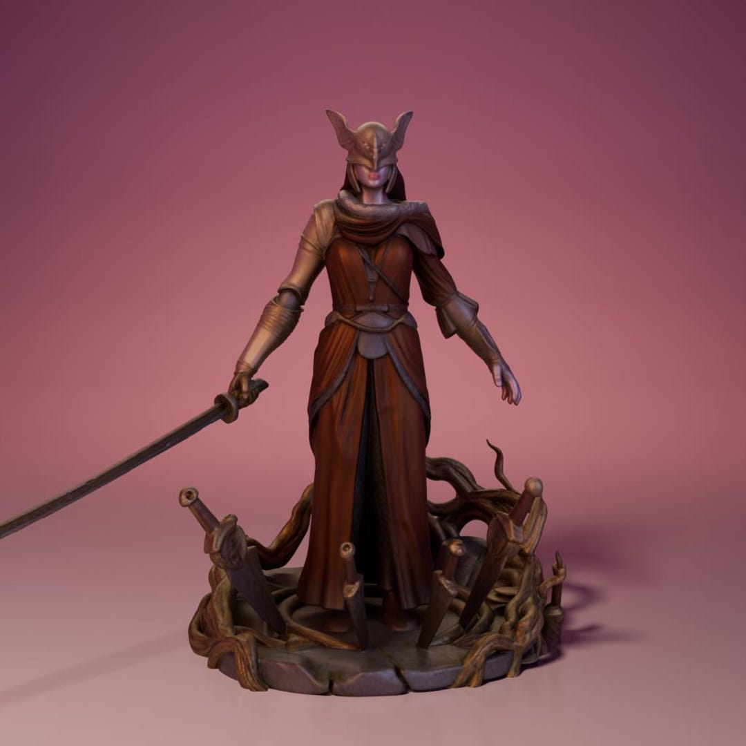 Elden Ring – Malenia Blade of Miquella Style Figure STL | Dark Fantasy ...