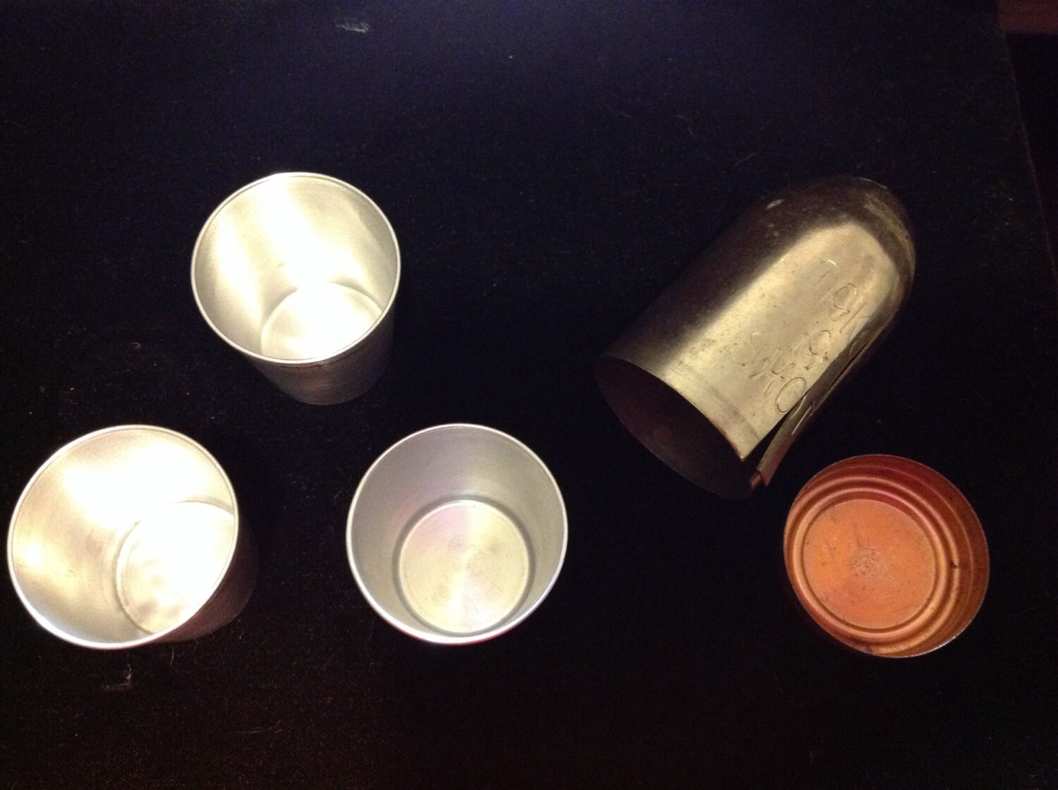 Vintage Bullet Casing W/3 Shot Cups Inside - Etsy
