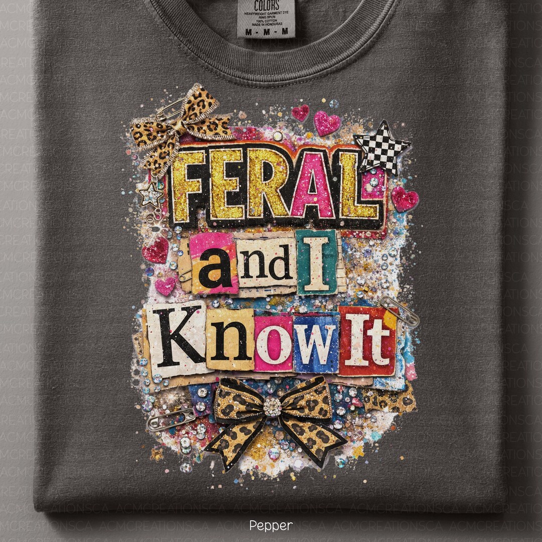 Stay Feral PNG | Ransom Alphabet PNG | Distressed Letters Png | Snarky ...