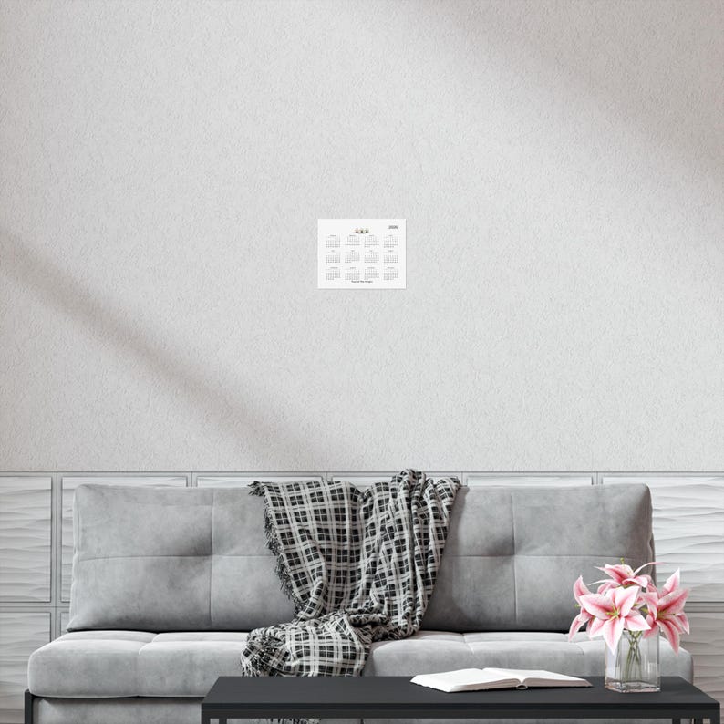 Onigiri Calendar 2026 Poster | Wall Calendar Poster - Etsy