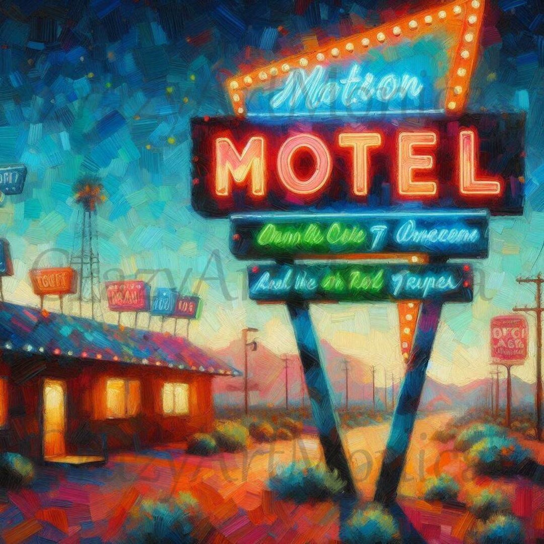 Printable Wall Art PNG & JPG Files Instant Download Vintage Southwest ...