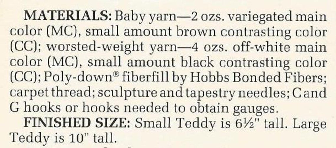 Loop Stitch Teddies Plush Stuffed Toy Vintage 1990 Crochet - Etsy