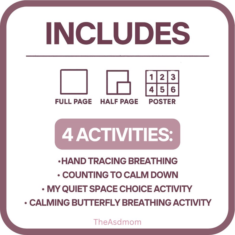 Calming Strategies Social Story Autism for Girls | Printable PDF - Etsy