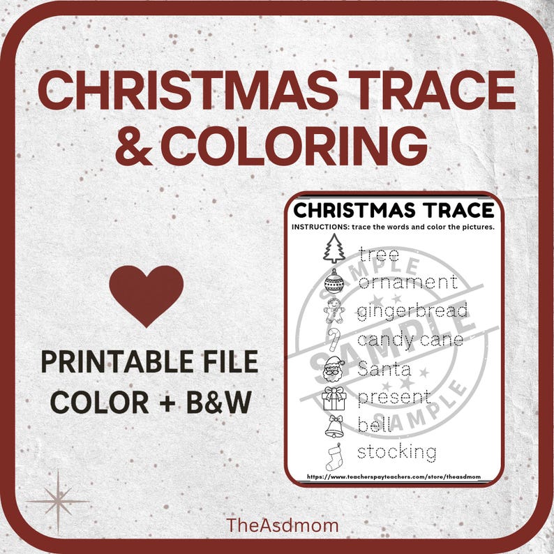 Christmas Social Story for Girls | Autism Visual Supports | Printable ...