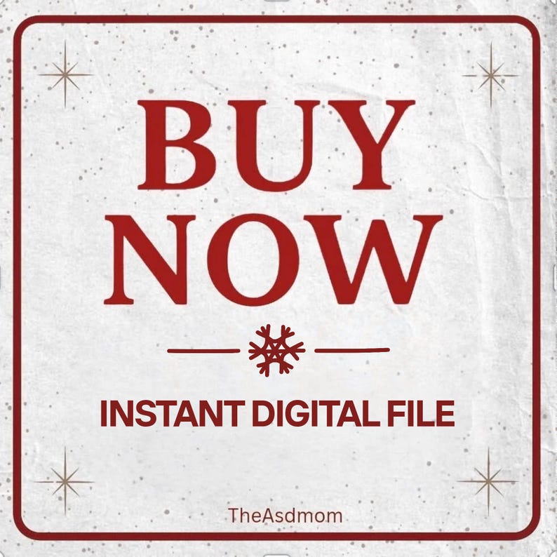 Christmas Social Story for Girls | Autism Visual Supports | Printable ...