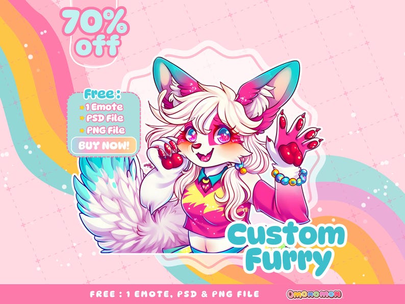 Custom Anthro Furry | Furry Character Illustration | Personalized ...