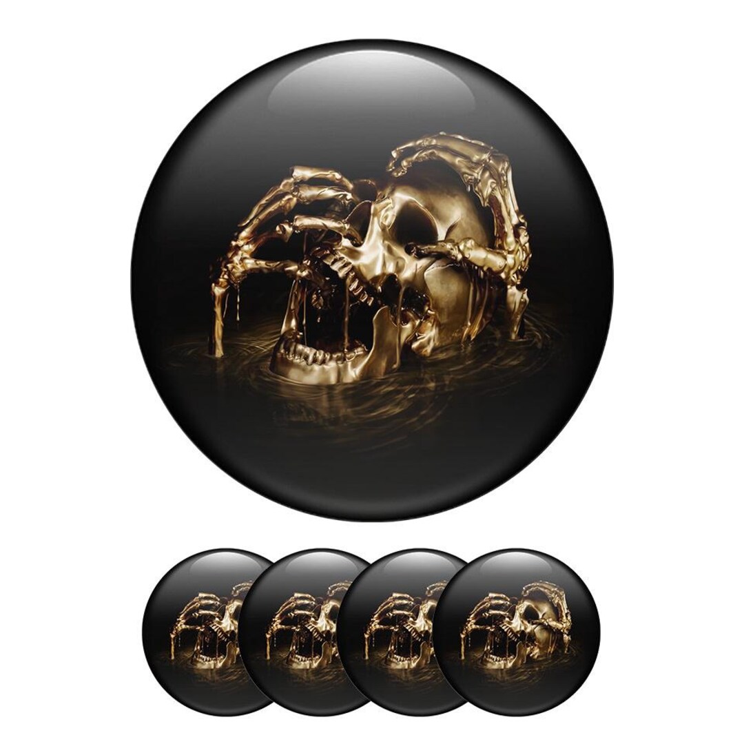 Custom Domed Wheel Center Cap Stickers – Handmade 3D Resin Emblems ...