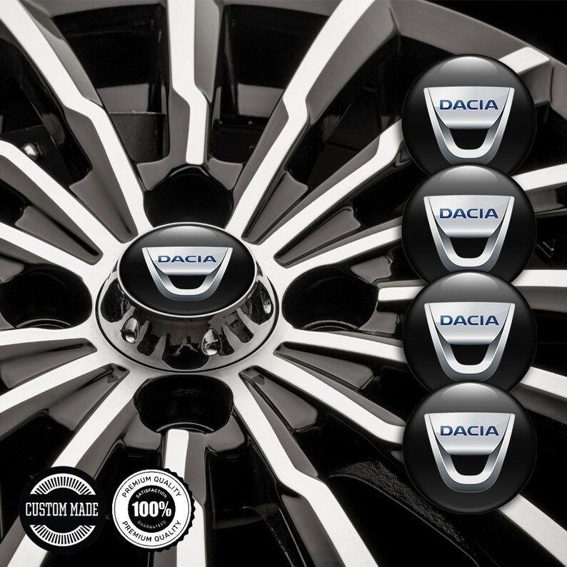 Wheel Center Cap Stickers – Epoxy Resin 3D Domed Decals, Self-adhesive ...