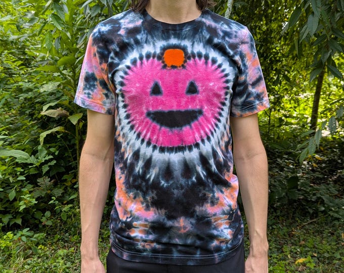 Halloween/fall Orange Purple Bright Green Black Spiral Tie Dye Tshirt ...