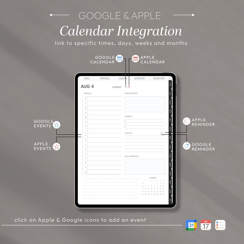 Student Digital Planner 2025-2026 – Semester Organizer, Class Tracker ...