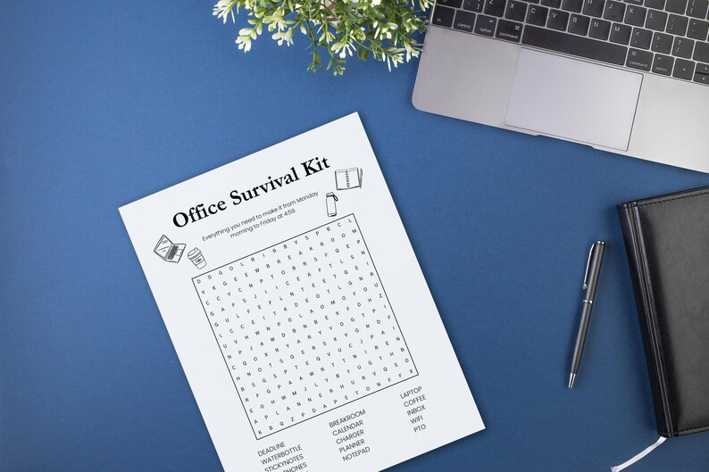 Office Word Search Bundle for Adults | Corporate Team Building Game ...