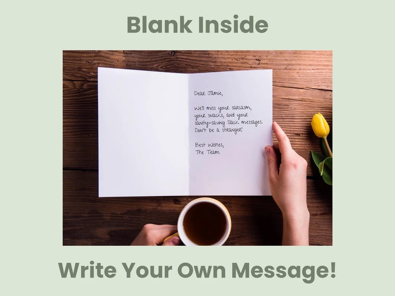 Funny Coworker Farewell Card: Goodbye Meeting Invites (PDF) - Etsy