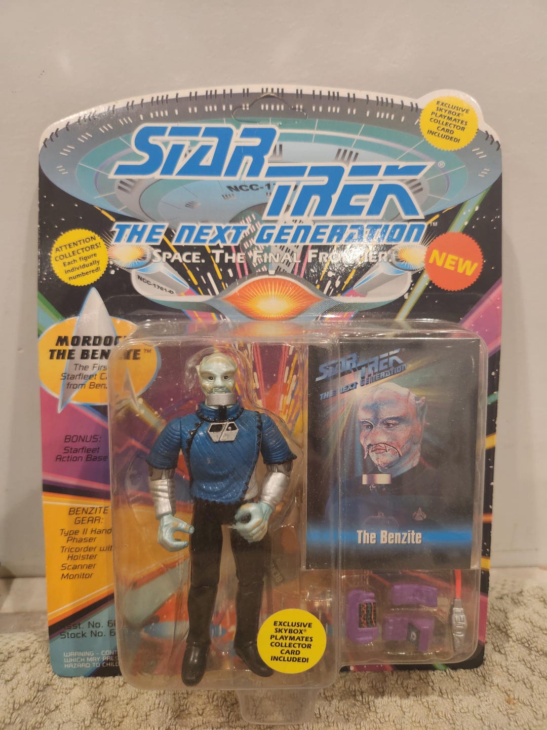 1993 Vintage " MORDOCK the BENZITE " Star Trek the Next Generation ...