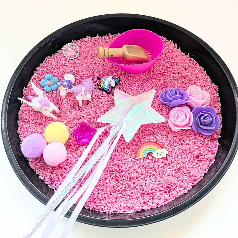 Unicorn Sensory Play Tray Kit - Etsy