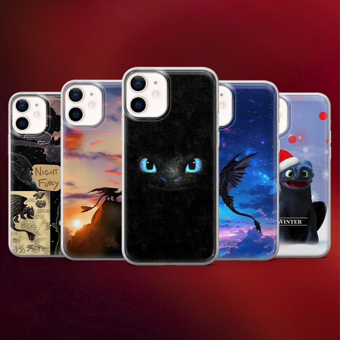 Night Fury Phone Case HTTYD Toothless Cover for iPhone 17, 17pro, 16 ...