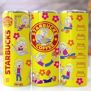 Lizzie Mcguire Cartoon Tumbler Wrap PNG, 20oz Skinny Tumbler (digital ...