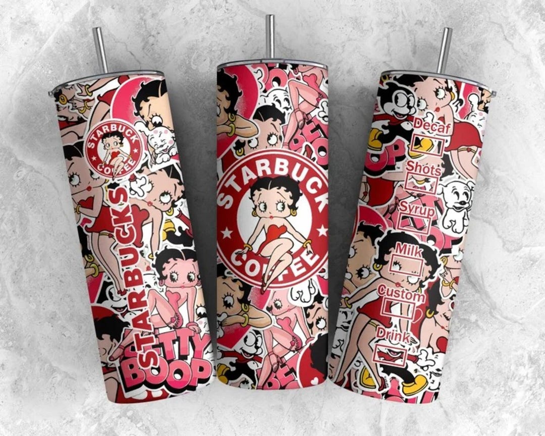 Betty Boop 80s Cartoon Tumbler Wrap PNG (digital Download) - Etsy