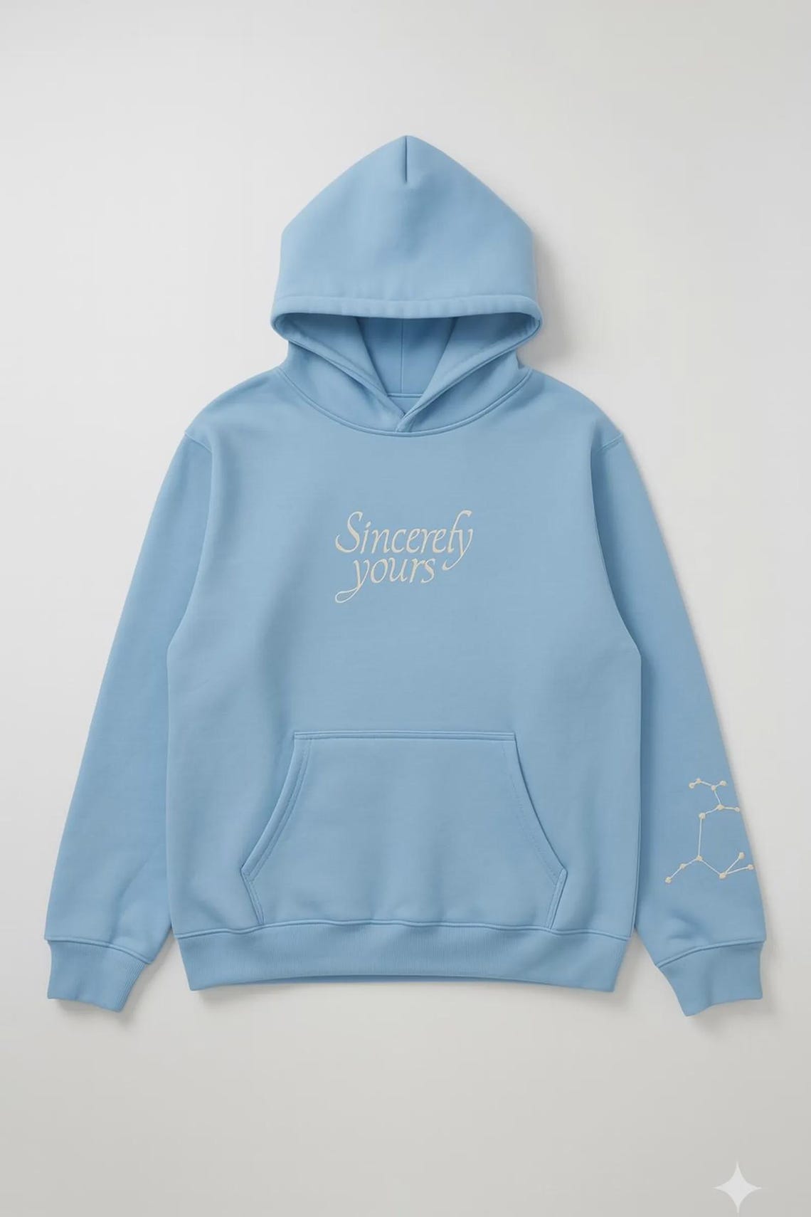 Handmade Inspired Sincerely Yours Matter Hoodie: Embroidered Fleece ...