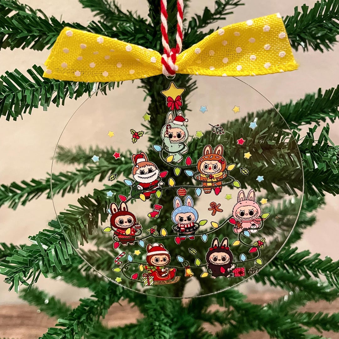 Labubu Christmas Tree Ornament - Etsy Australia
