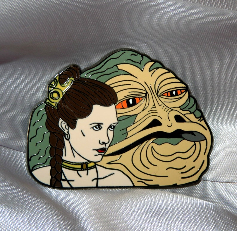 IN HAND Jabba the Hutt & Princess Leia in Slayer Outfit Carrie Fisher ...
