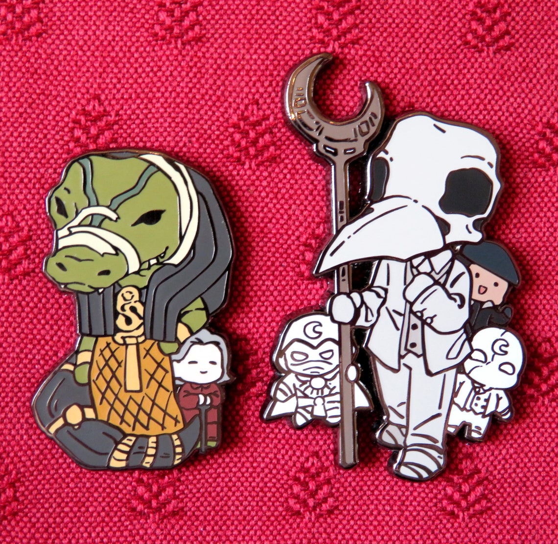 Moon Knight Khonshu Taweret Ammit LE 30 CHIBI PINS Steven - Etsy