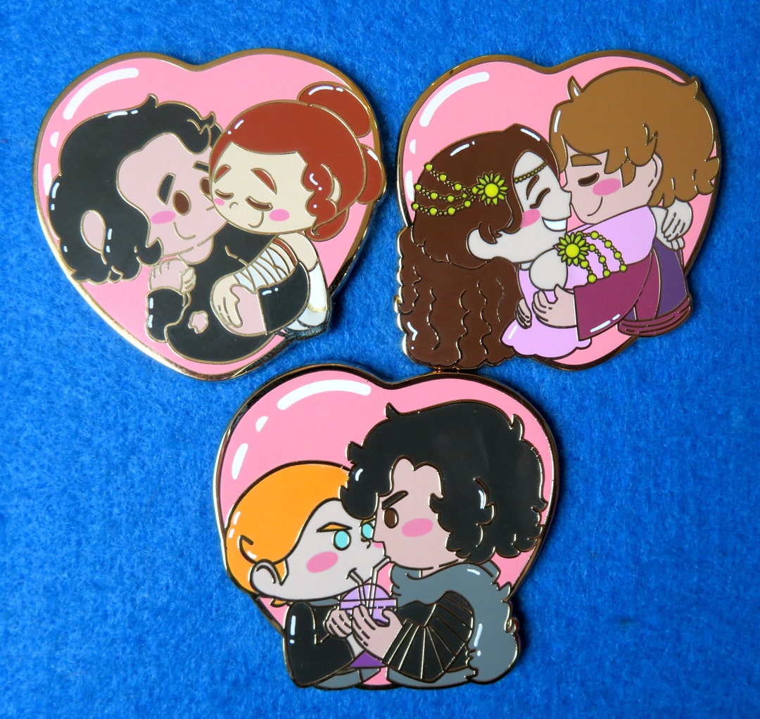 CHIBI Star Wars Reylo Panakin Kylux Hard Enamel Pin Badges Rey Ben Solo ...