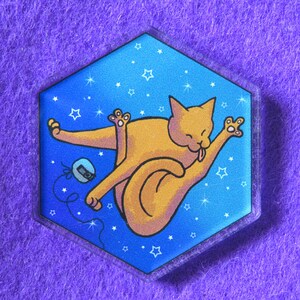 Star Wars Millie Millicent Ginger Cat Kylo General Hux Acrylic Pin ...