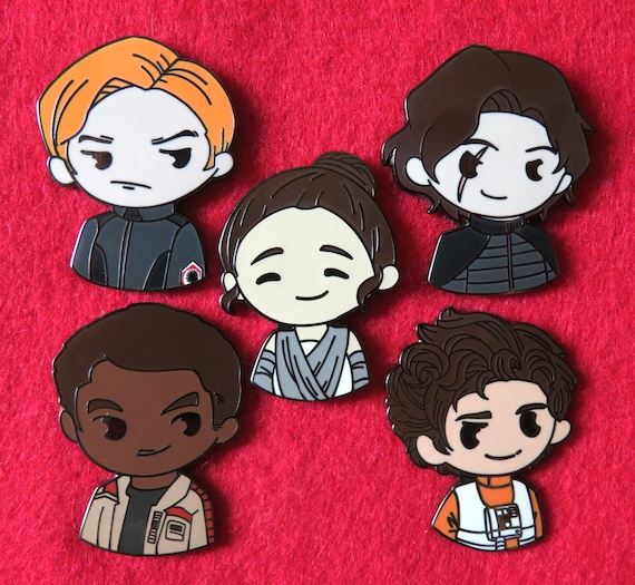 Star Wars CHIBI Kylux Reylo Finnpoe Gingerpilot Finnrey | Etsy