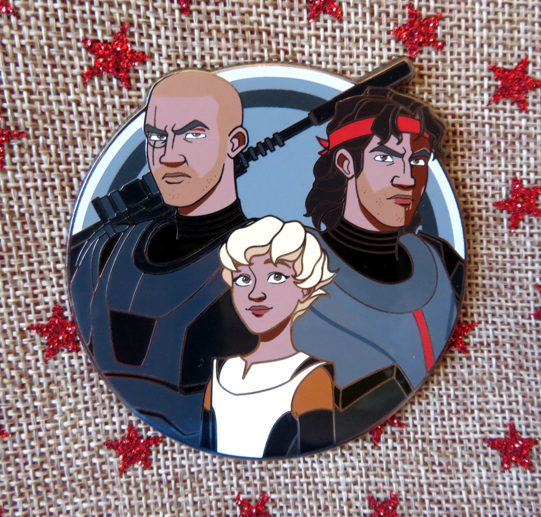 Omega Sergeant Hunter Crosshair Bad Batch Star Wars Clones Hard Enamel Pin 275 Inches Badge