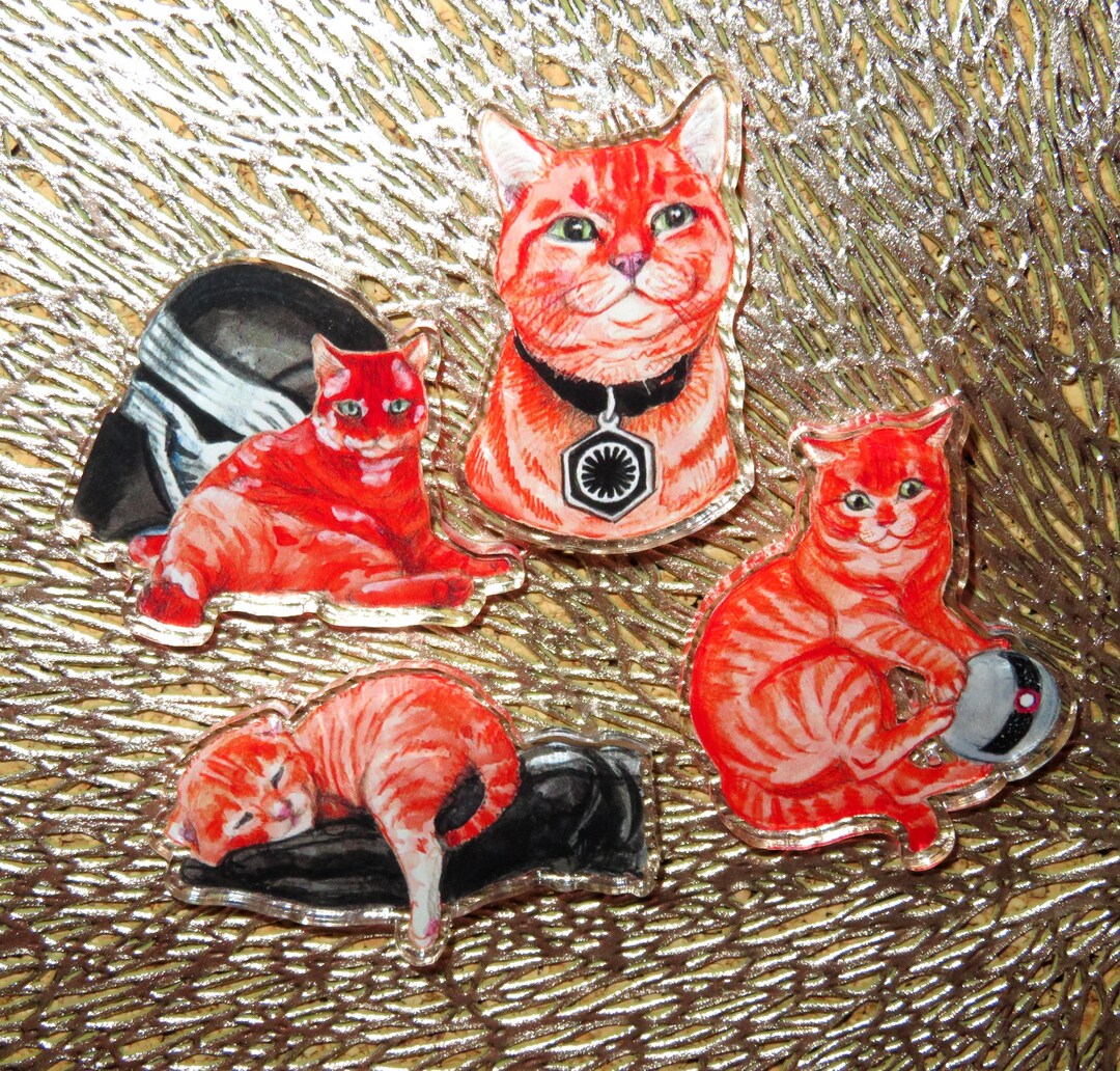 Star Wars Millie Millicent Ginger Cat Kylo General Hux Cute Baby Kitten ...