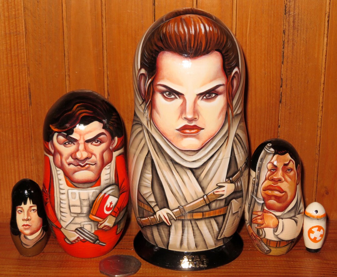 STAR WARS Sequel Trilogy Rey Skywalker Poe Dameron Finn Rose Tico BB-8 ...