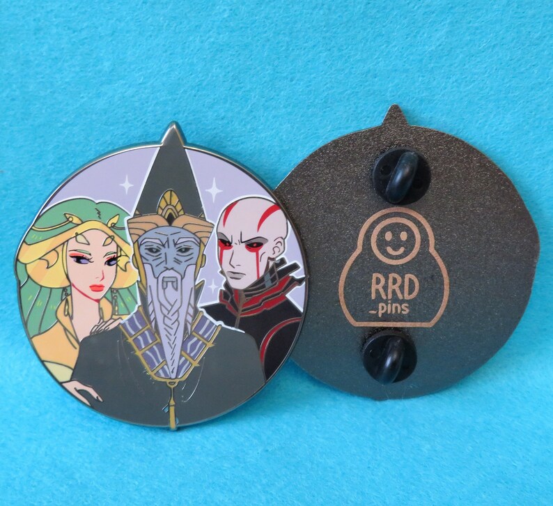 Mortis Gods Father, Son and Daughter Clone Wars Morai Owl Hard Enamel ...
