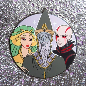 Mortis Gods Father, Son and Daughter Clone Wars Morai Owl Hard Enamel ...