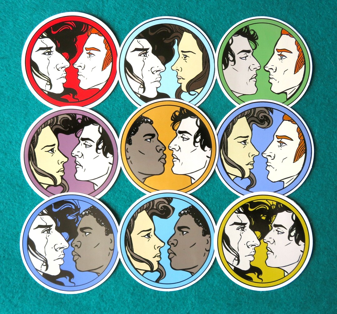 Star Wars Stickers Kylux Reylo Finnpoe Gingerpilot Finnrey Darkpilot ...