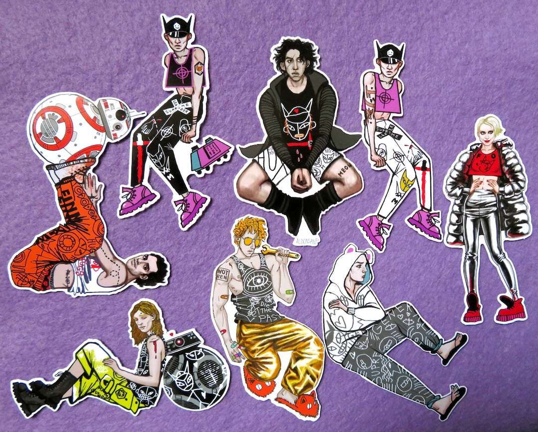 Star Wars Art Stickers Kylux Kylo Ren Armitage Hux Mitaka Clan Techie ...