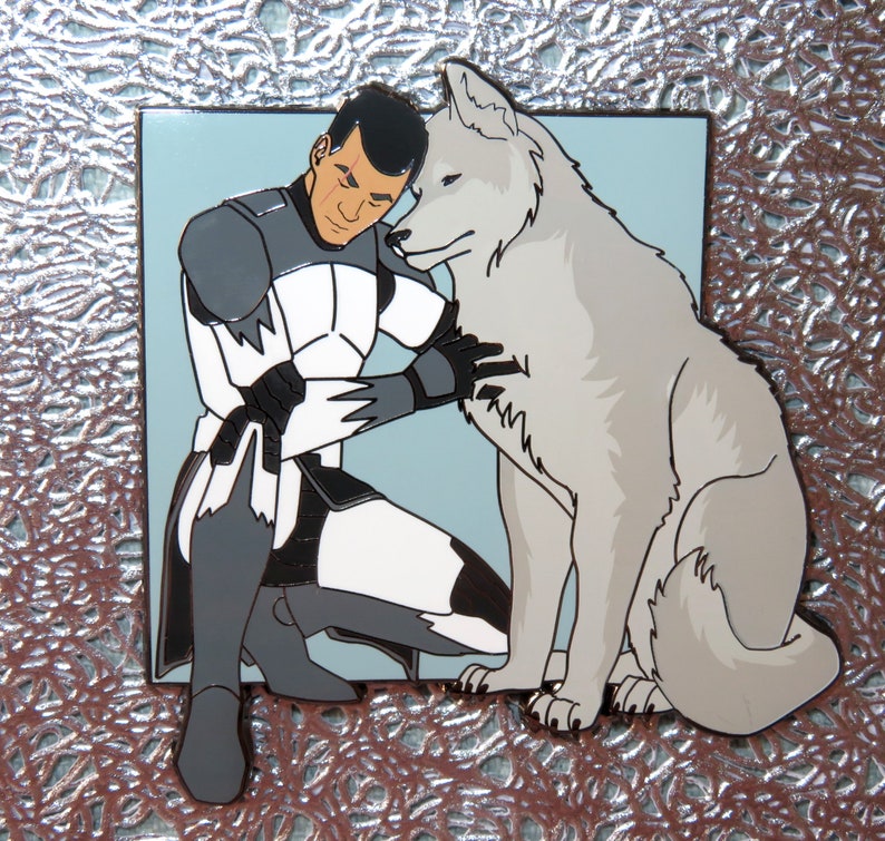 Star Wars Clone Wars Commander Wolffe and Wolf the Wolfpack | Etsy