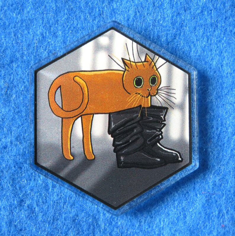 Star Wars Millie Millicent Ginger Cat Kylo General Hux Acrylic Pin ...