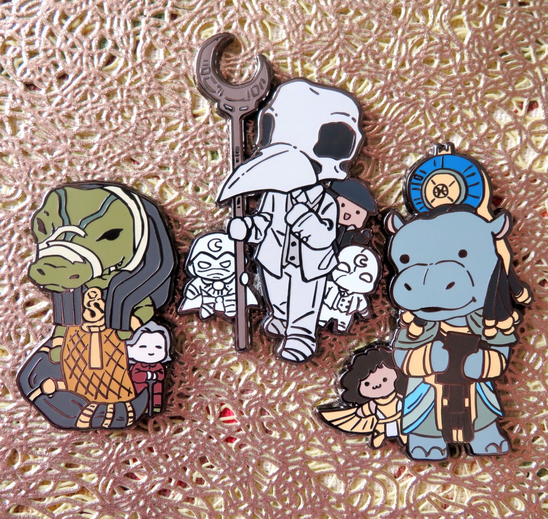 Moon Knight Khonshu Taweret Ammit LE 30 CHIBI PINS Steven Grant Marc ...