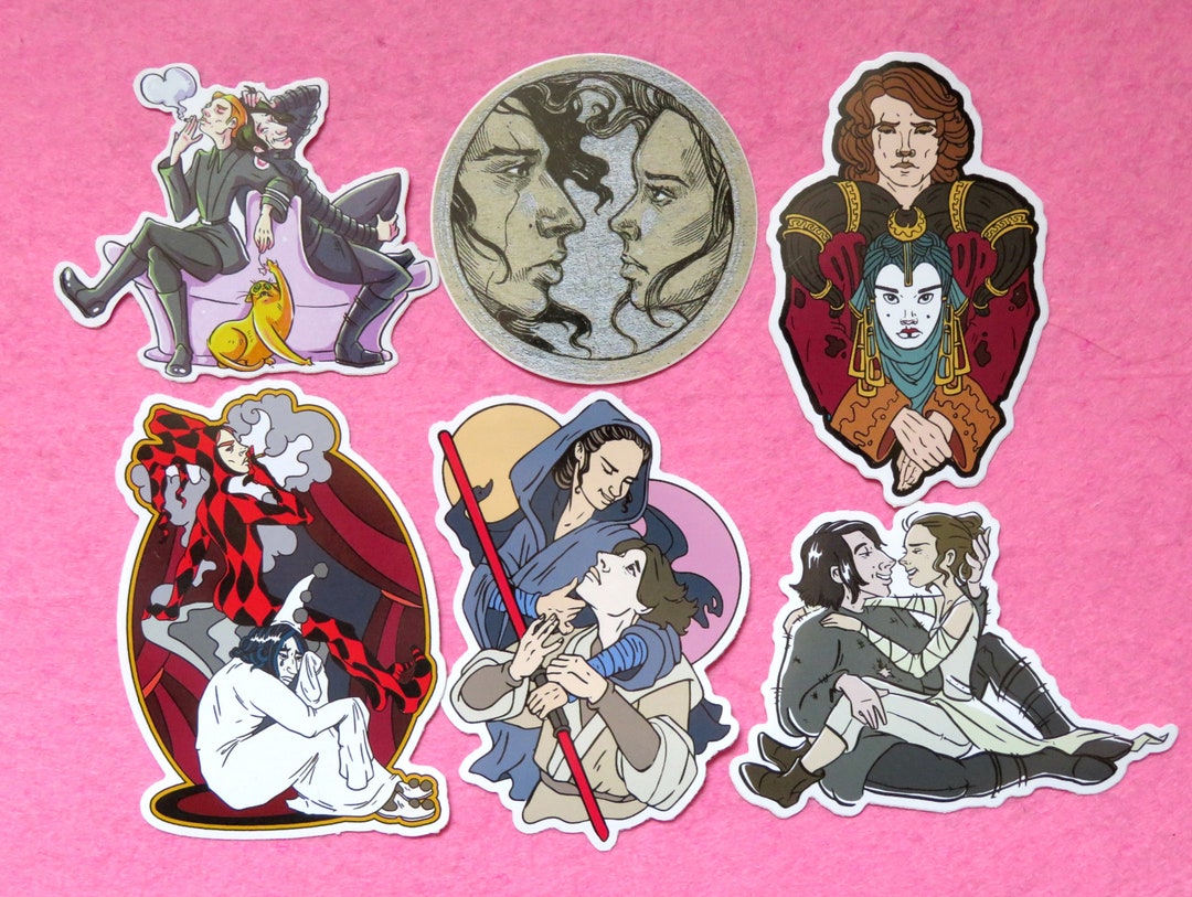 Star Wars Art Stickers Panakin Anidala Kylux Reylo Rey Kylo Ren ...