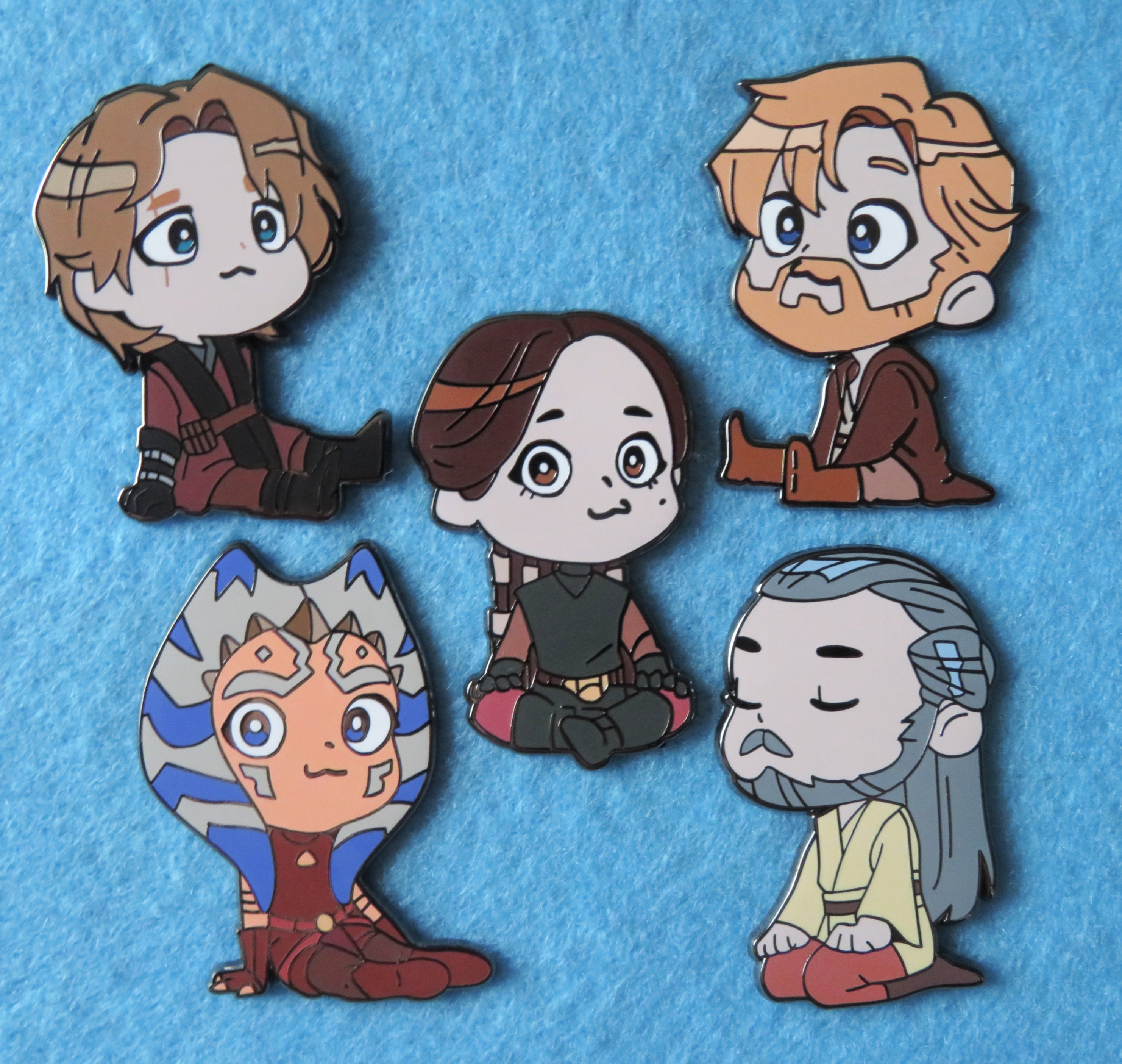 Star Wars Qui-Gon Jinn Obi-Wan Kenobi Anakin Skywalker Padme | Etsy