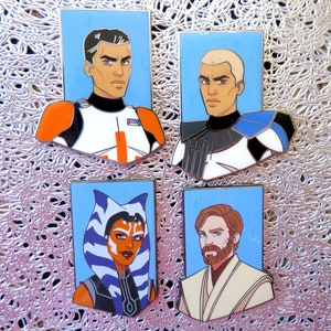 Star Wars Commander Cody Obi-wan Kenobi Ahsoka Tano Captain Rex Rexsoka ...