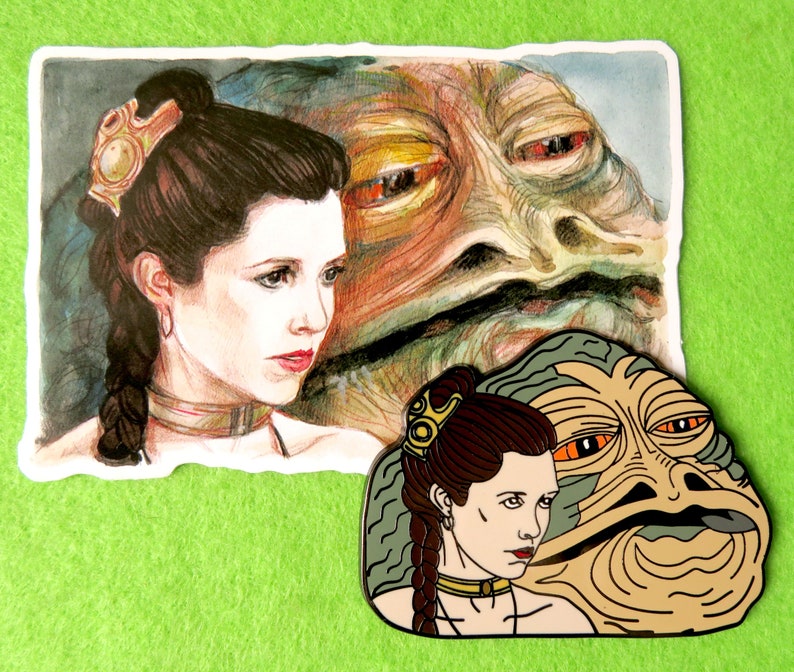 IN HAND Jabba the Hutt & Princess Leia in Slayer Outfit Carrie - Etsy UK