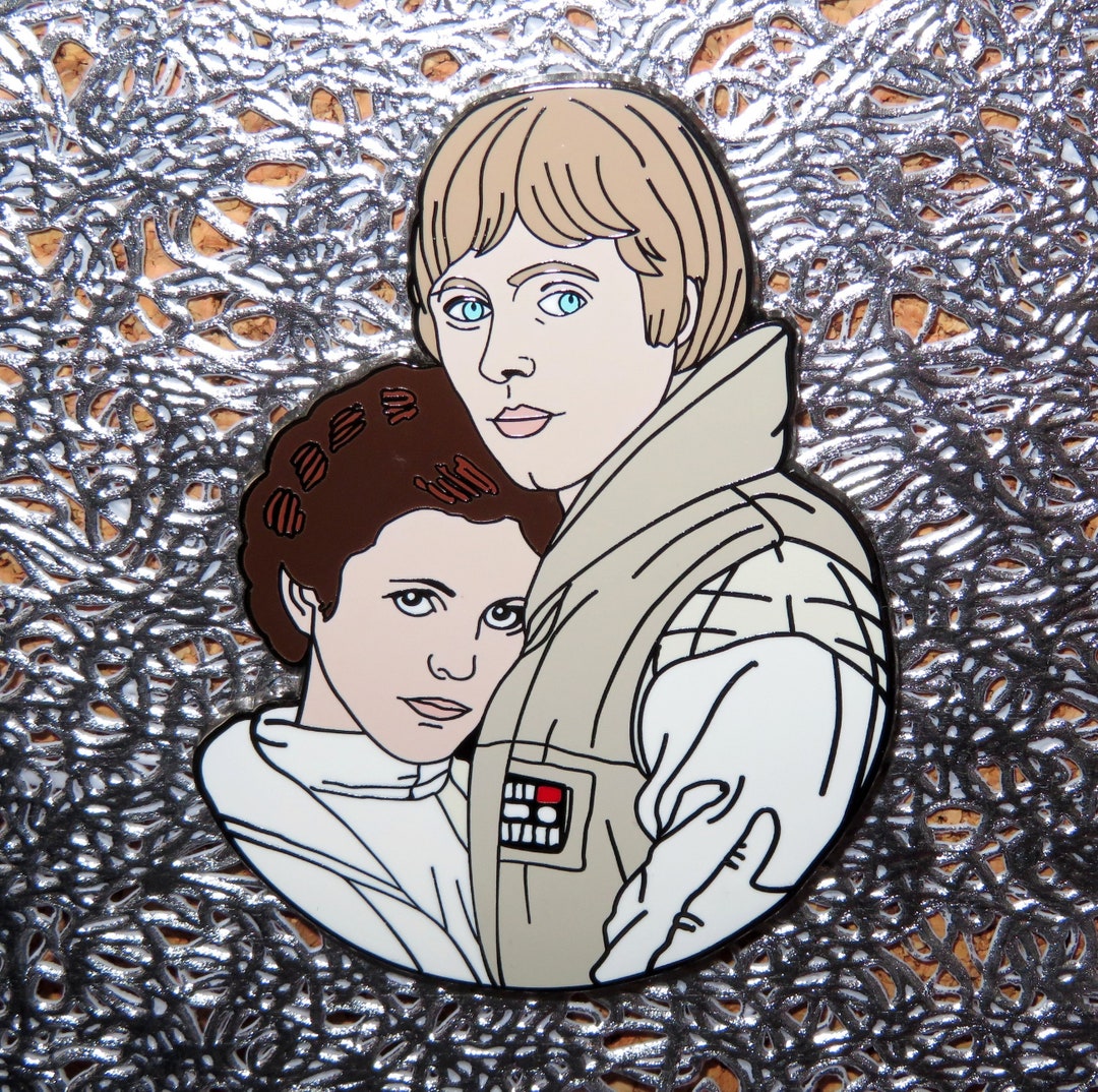 Young Twins Luke Skywalker and Princess Leia Organa Hard Enamel Fantasy ...