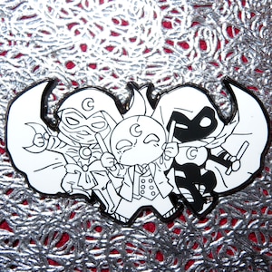 Moon Knight LE 30 CHIBI PINS Flying Steven Grant Marc Spector Jack ...
